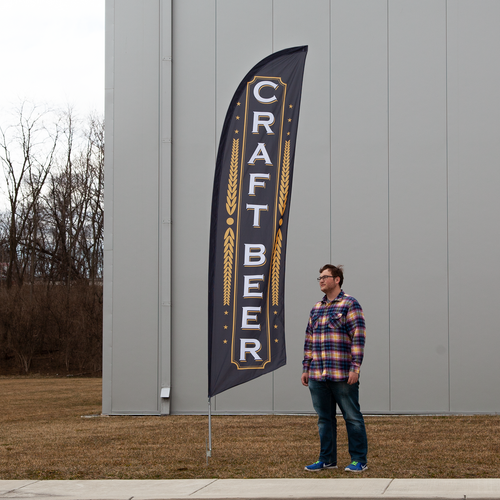 Craft Beer Feather Flag Set | Free Shipping | Tex Visions